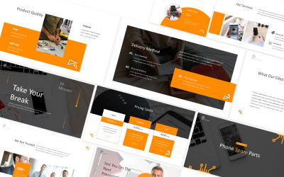 Arrow Infographic Google Slides #189281 - TemplateMonster