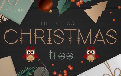 Christmas Snowflake Modern Sans Serif Font - TemplateMonster