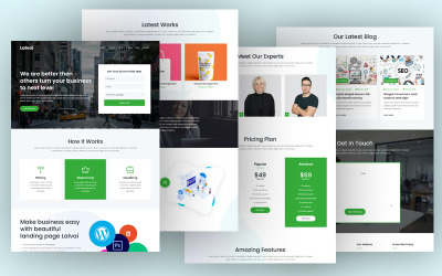 Titanic - Complete Landing Page Template Solution
