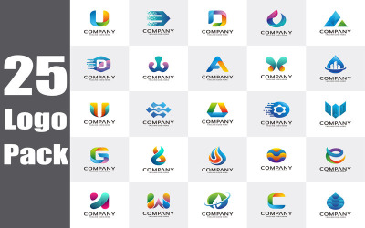 Creative 200+ Mega Logos Letters A-Z - TemplateMonster