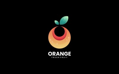 Orange Simple Mascot Logo #236632 - TemplateMonster