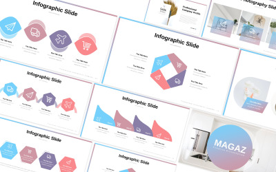 Modelo de Powerpoint Criativo Moderno Zenina