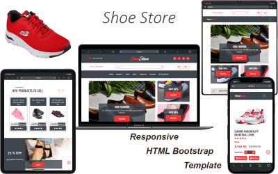 20+ Shoe Store HTML Website Templates - TemplateMonster