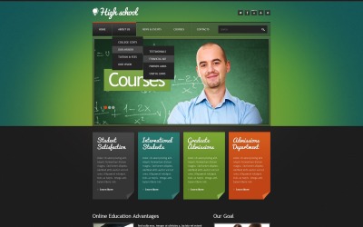 7+ Free University HTML Website Templates - TemplateMonster