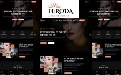 Makeup Artist HTML Website Templates | Download HTML & CSS Themes