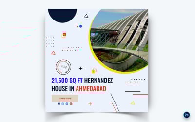 Architecture Design Social Media Posts - TemplateMonster