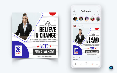 Political Campaign Social Media Post Design Template-07