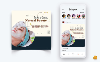 Beauty Salon and Spa Social Media Post Design Template-12