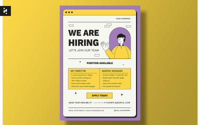 Driver Job Hiring Flyer Template #310594 - TemplateMonster