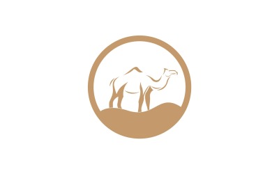 Camel Icon And Symbol Vector Template Illustration 4
