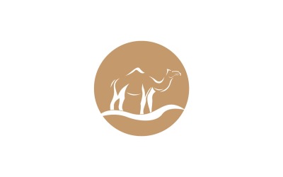 Camel Icon And Symbol Vector Template Illustration 4