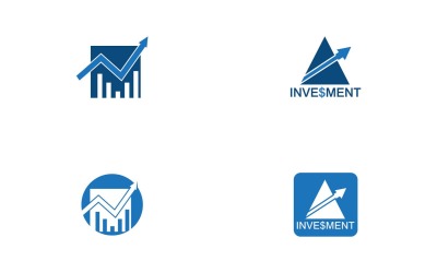 Vector de plantilla de diseño de logotipo de inversión empresarial 21
