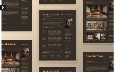 Minimalist Boho CV Resume Template #273515 - TemplateMonster