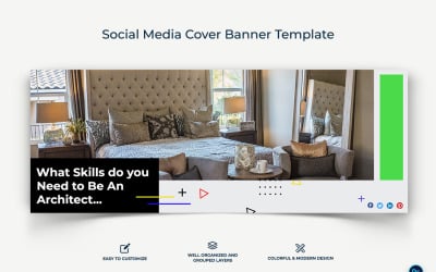 Architecture Facebook Cover Banner-18 - TemplateMonster