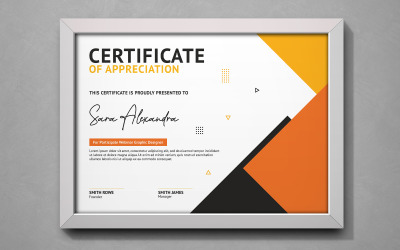 Minimalist Modern Certificate Templates - TemplateMonster