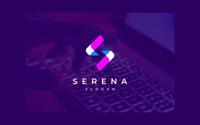 Litera K Streszczenie Nowoczesne Logo - TemplateMonster