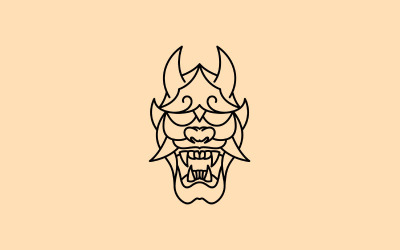 Sumo Wrestler Illustration. Japanese Traditional Sport Logo Design