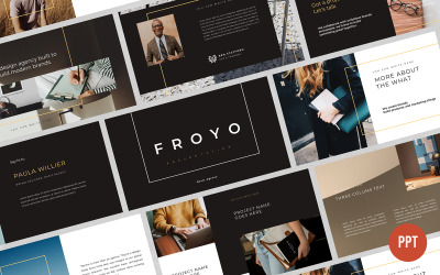 Clean/Simple PowerPoint Template #299321 - TemplateMonster