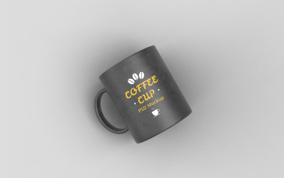Modello PSD mockup caffè tazza Vol 15 - TemplateMonster