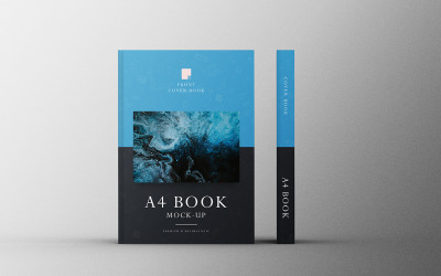 A4 Book Mockup PSD Template Vol 36 #299520 - TemplateMonster