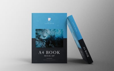 A4 Book Mockup PSD Template Vol 38 #299514 - TemplateMonster