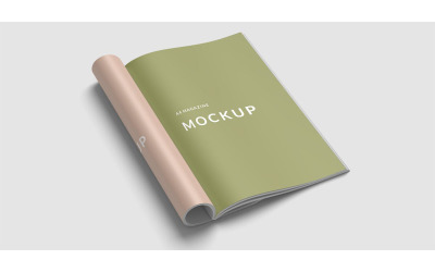 Book Mockup | Magazine Cover PSD Mockup Template | Notebook Mock Up ...