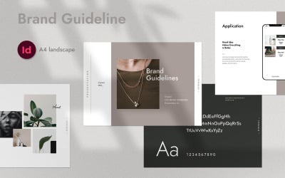 Brand Guideline InDesign Template Layout - TemplateMonster