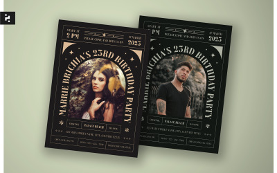 Birthday Invitation - Classic Victorian Style