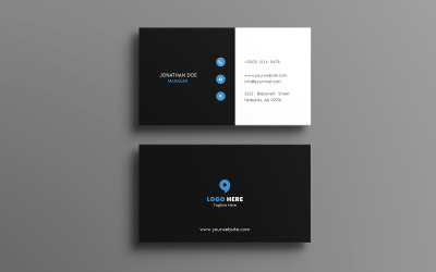 Creative Individual Profile Business Card Template
