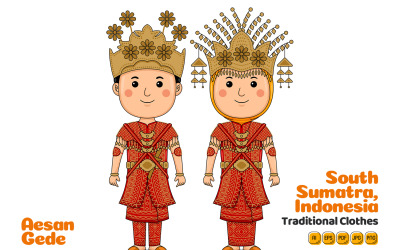 Aesan Paksangko Indonesia Traditional Cloth - TemplateMonster