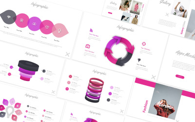 Modèle Powerpoint de mode éligible #306656 - TemplateMonster