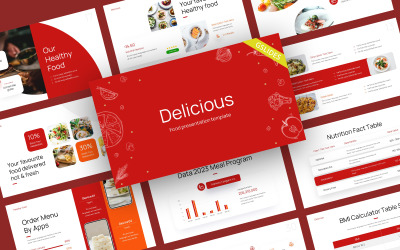 Pizza and Fast-Food Presentation Template Google Slides