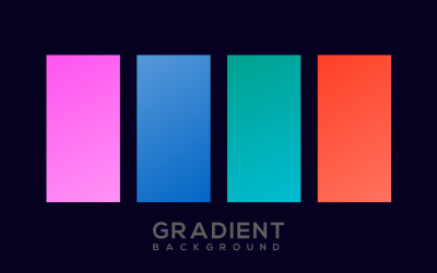 Green Gradient Background Vector Set - TemplateMonster
