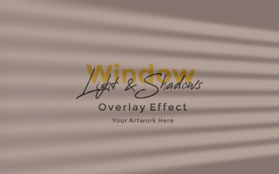 Window Sunlight Shadow Overlay Effect Mockup 16