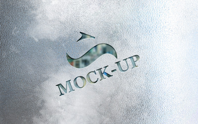 Gold Mockup for a Logo Showcase #321523 - TemplateMonster
