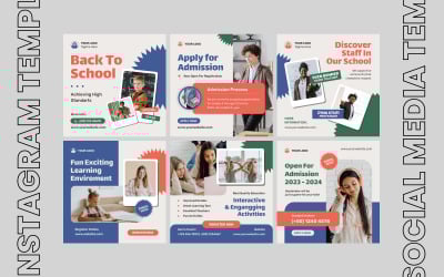 Creative Education Social Media Post Template Premium PSD