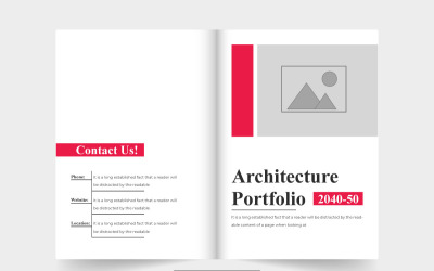 Modern architect service magazine cover - TemplateMonster