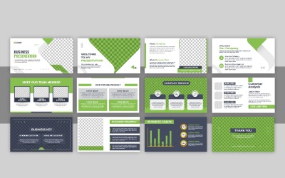 Business presentation design template - TemplateMonster