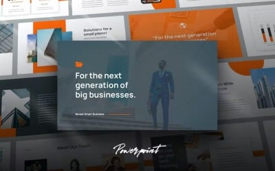 Free Pitch Presentation PowerPoint template - TemplateMonster