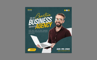 Digital Marketing Agency Social Media Ad Post Template