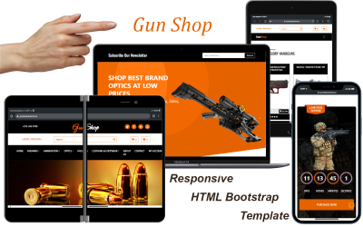 9+ Militaire Bootstrap HTML-websitesjablonen - TemplateMonster