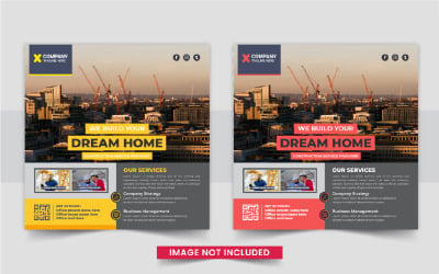 Creative Real Estate home sale or home repair Social Media Post design ...