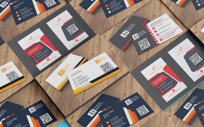 Fully Editable and Easy to Customize Visiting Card