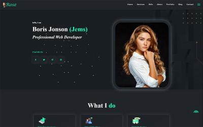 Portfolio - Personal Portfolio Website Template