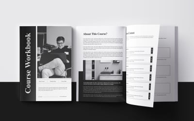 Course Workbook Magazine Layout #345056 - TemplateMonster