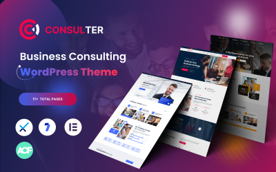 Consulting Responsive WordPress Theme - TemplateMonster