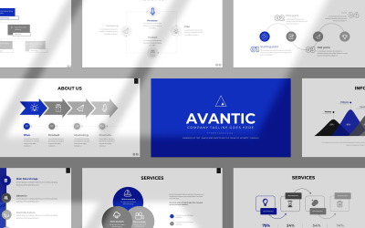 Minimalna prezentacja PowerPoint #352045 - TemplateMonster