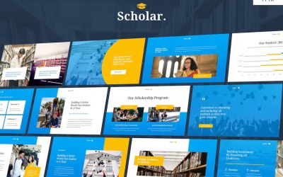 Smarta - Modelo de Powerpoint de Curso e Educação