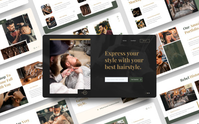 Neuva - Modèle PowerPoint créatif #366374 - TemplateMonster