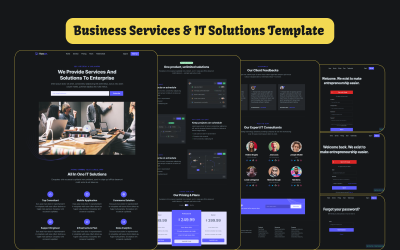 Business & Services Responsive Website Template